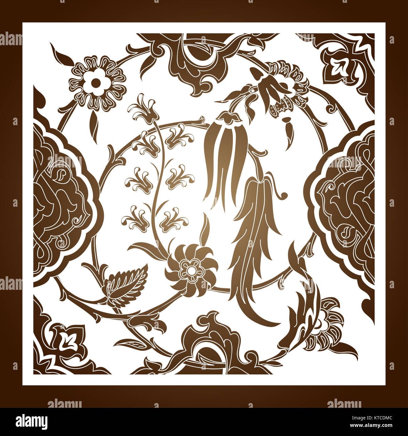 Arabesque laser cutting hi-res stock photography and images - Alamy