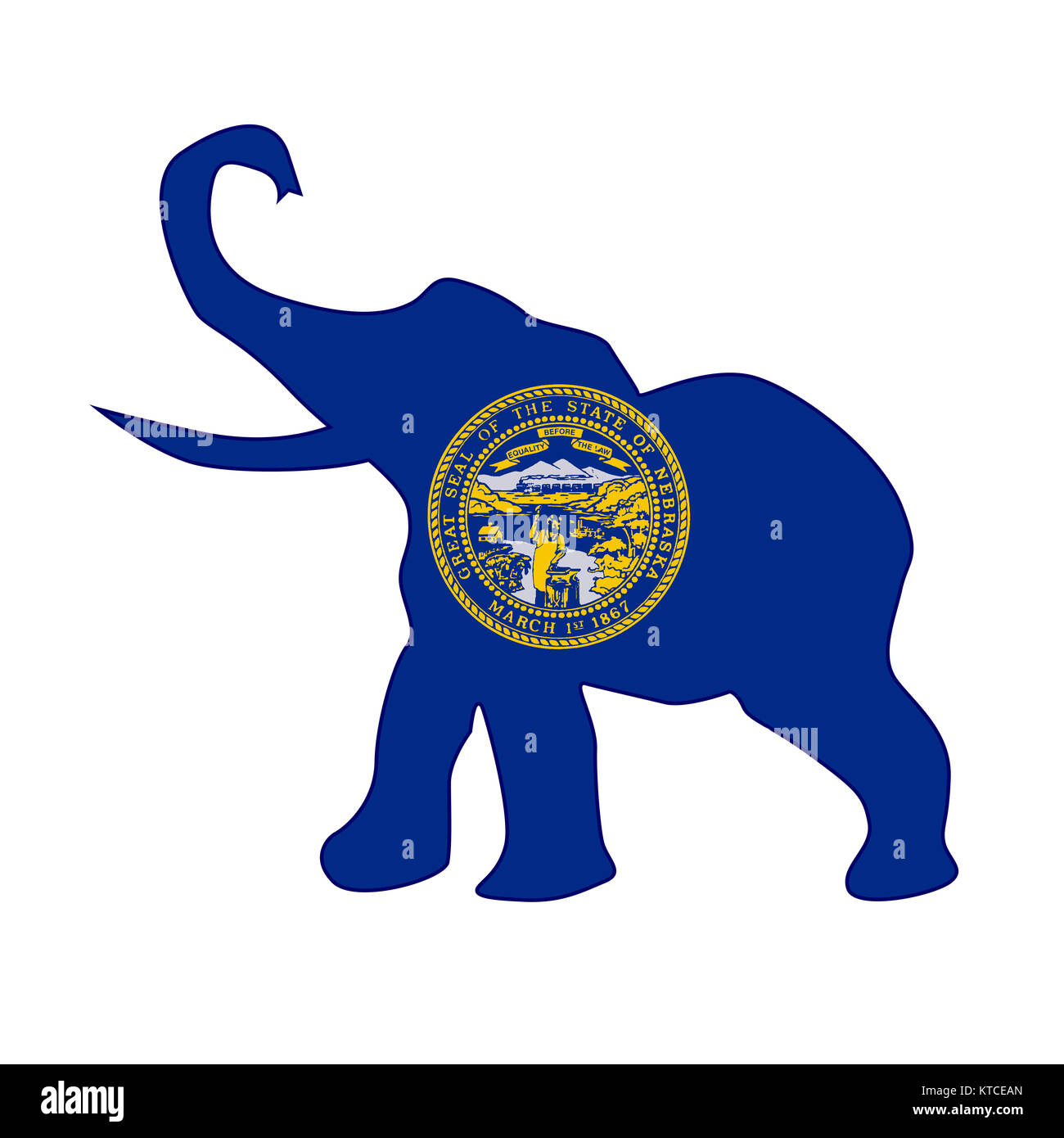 Elephant flag hi-res stock photography and images - Alamy