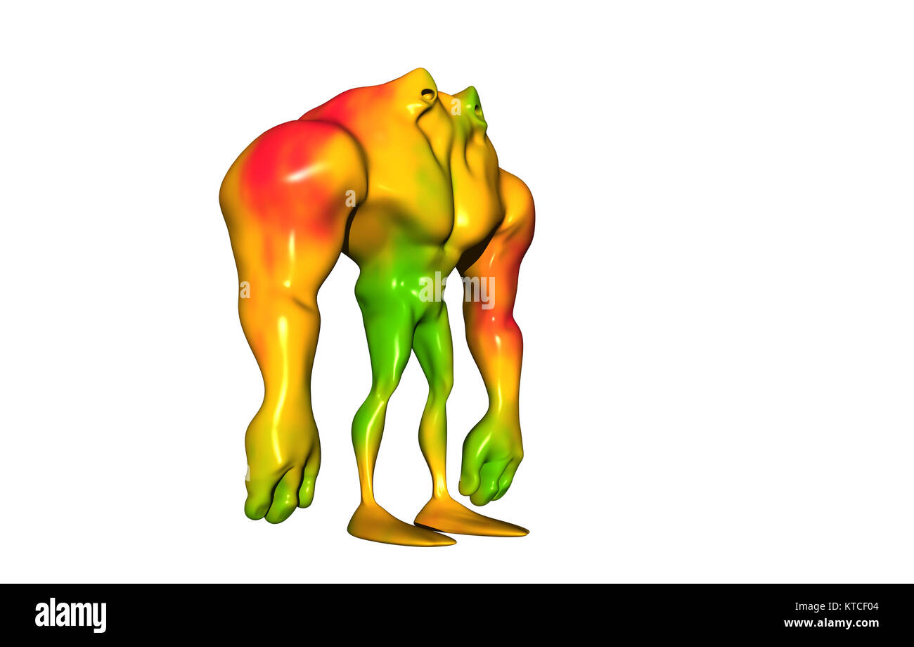 Monster one eye comic hi-res stock photography and images - Alamy