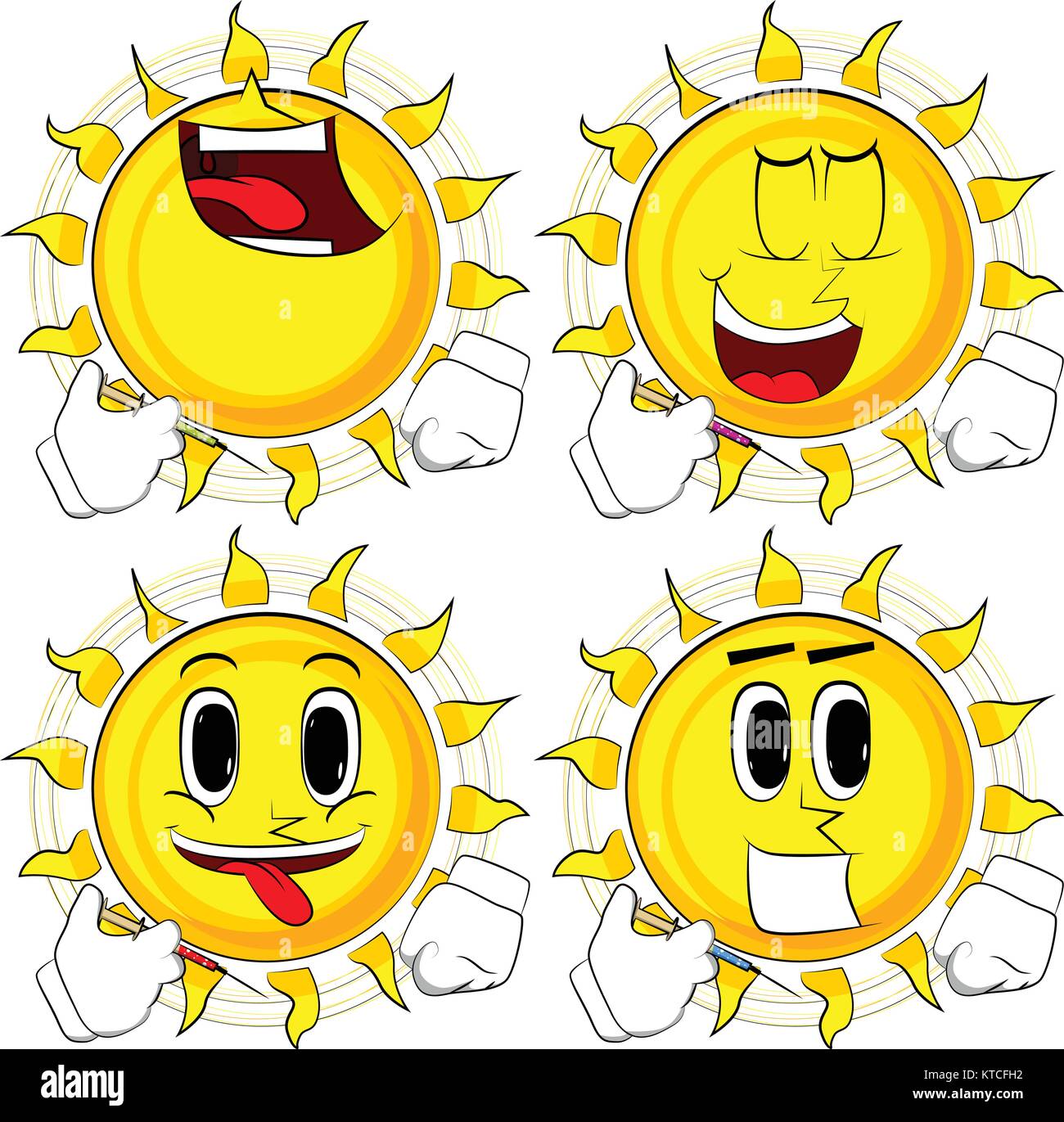 Sun Cartoon No Face