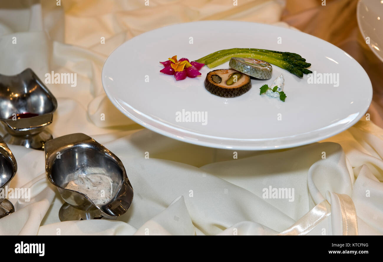 Luxury food in luxury restaurant Stock Photo - Alamy