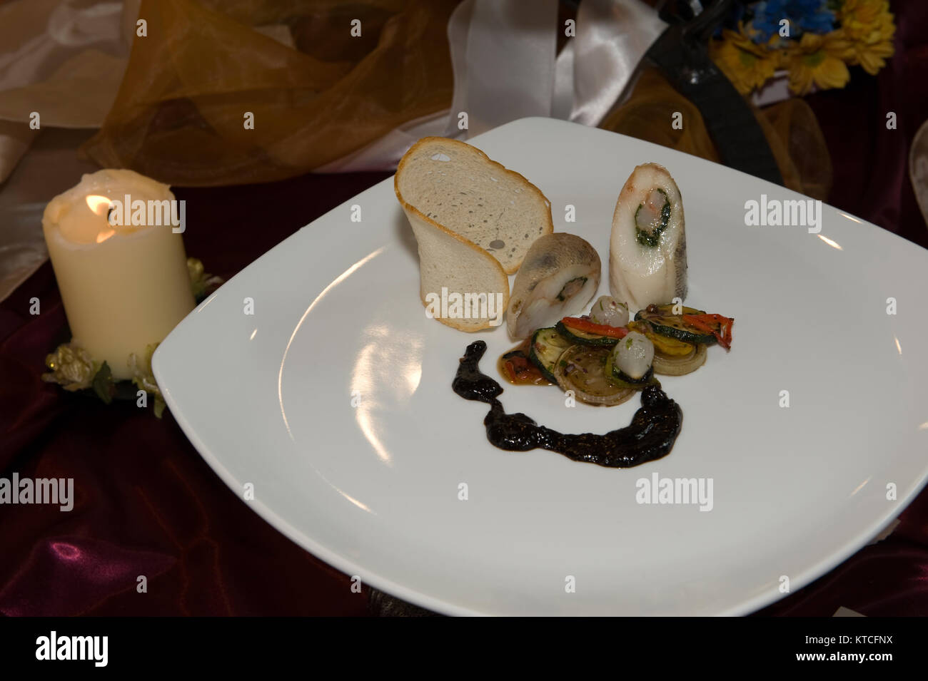 Luxury food in luxury restaurant Stock Photo - Alamy