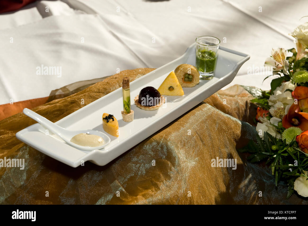 Luxury food in luxury restaurant Stock Photo - Alamy