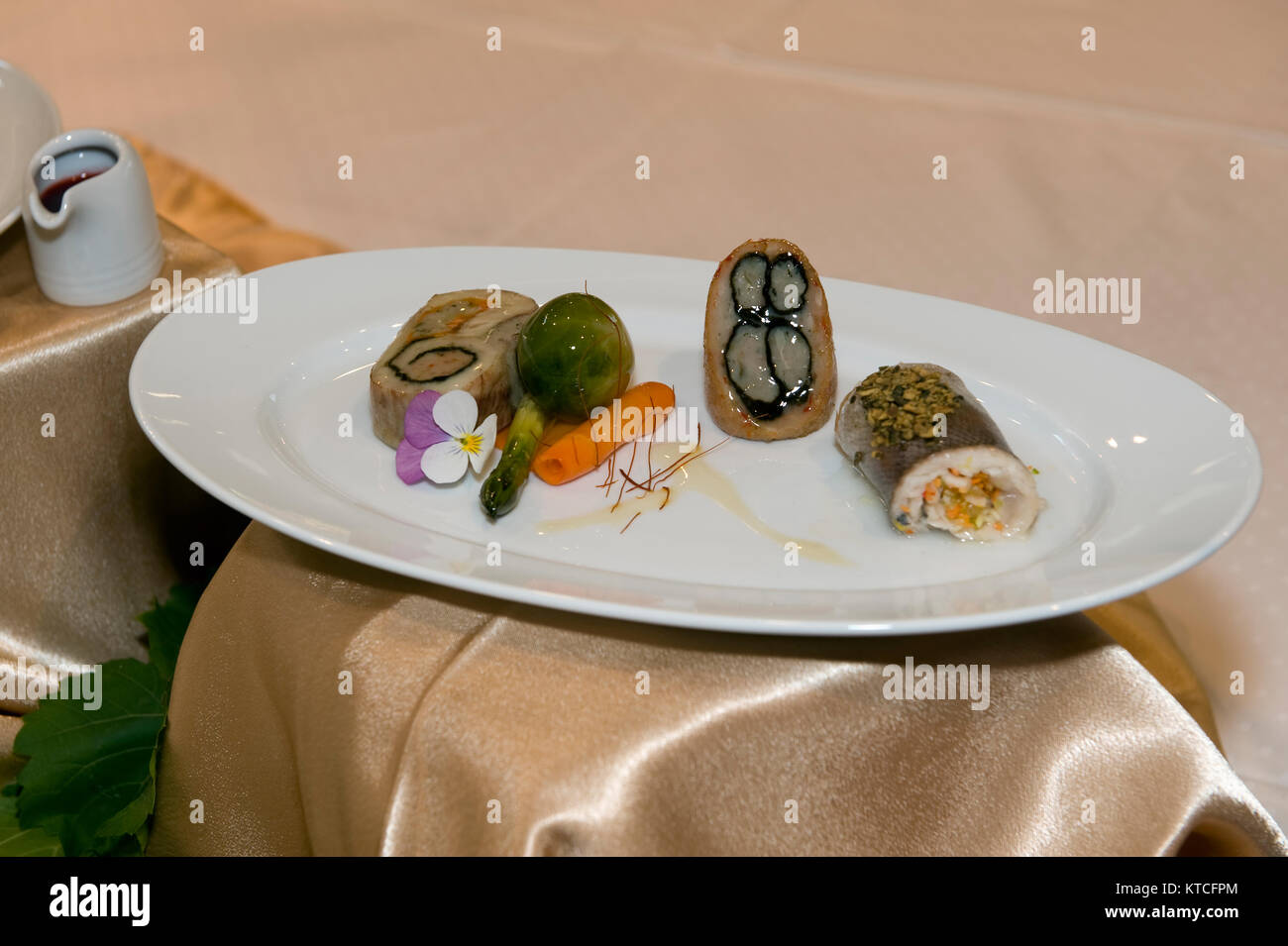 Luxury food in luxury restaurant Stock Photo - Alamy