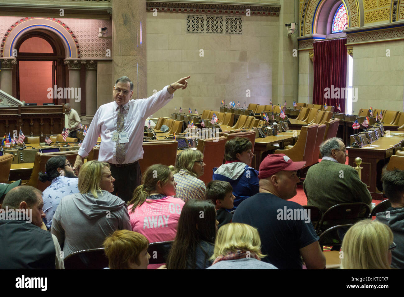 New york state assembly chamber hi-res stock photography and images - Alamy