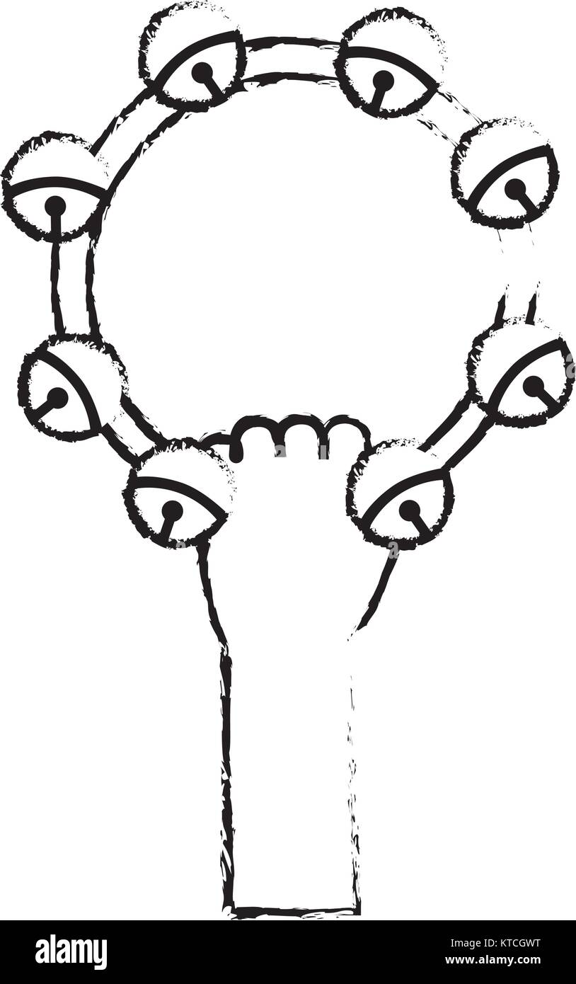 Isolated tambourine design Stock Vector Image & Art - Alamy