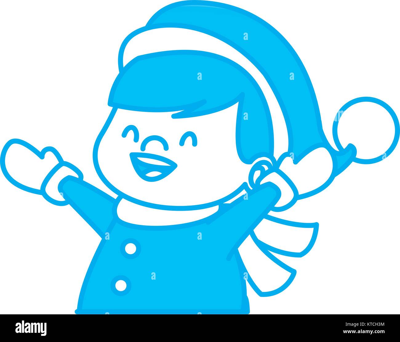 Cute boy christmas cartoon Stock Vector Image & Art - Alamy