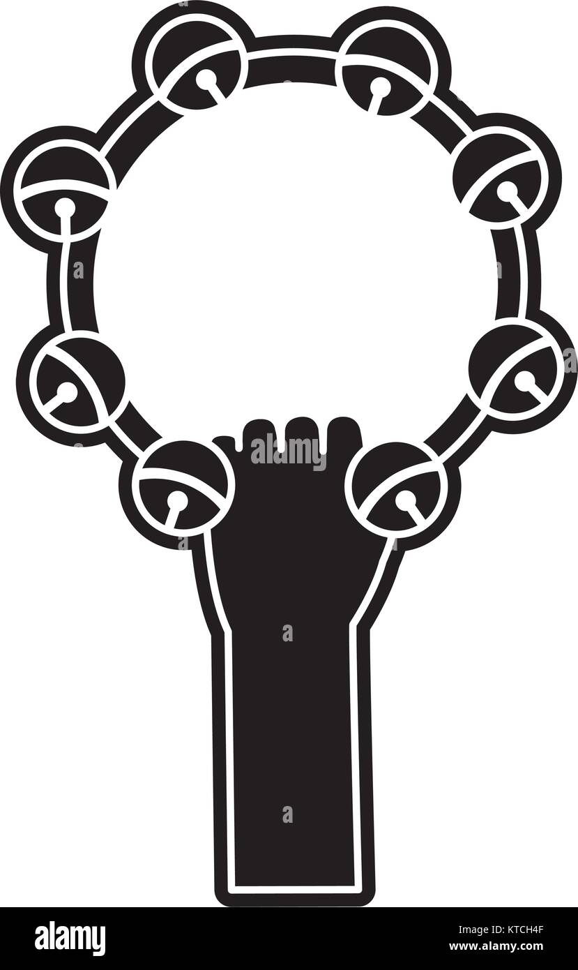 Isolated tambourine design Stock Vector Image & Art - Alamy