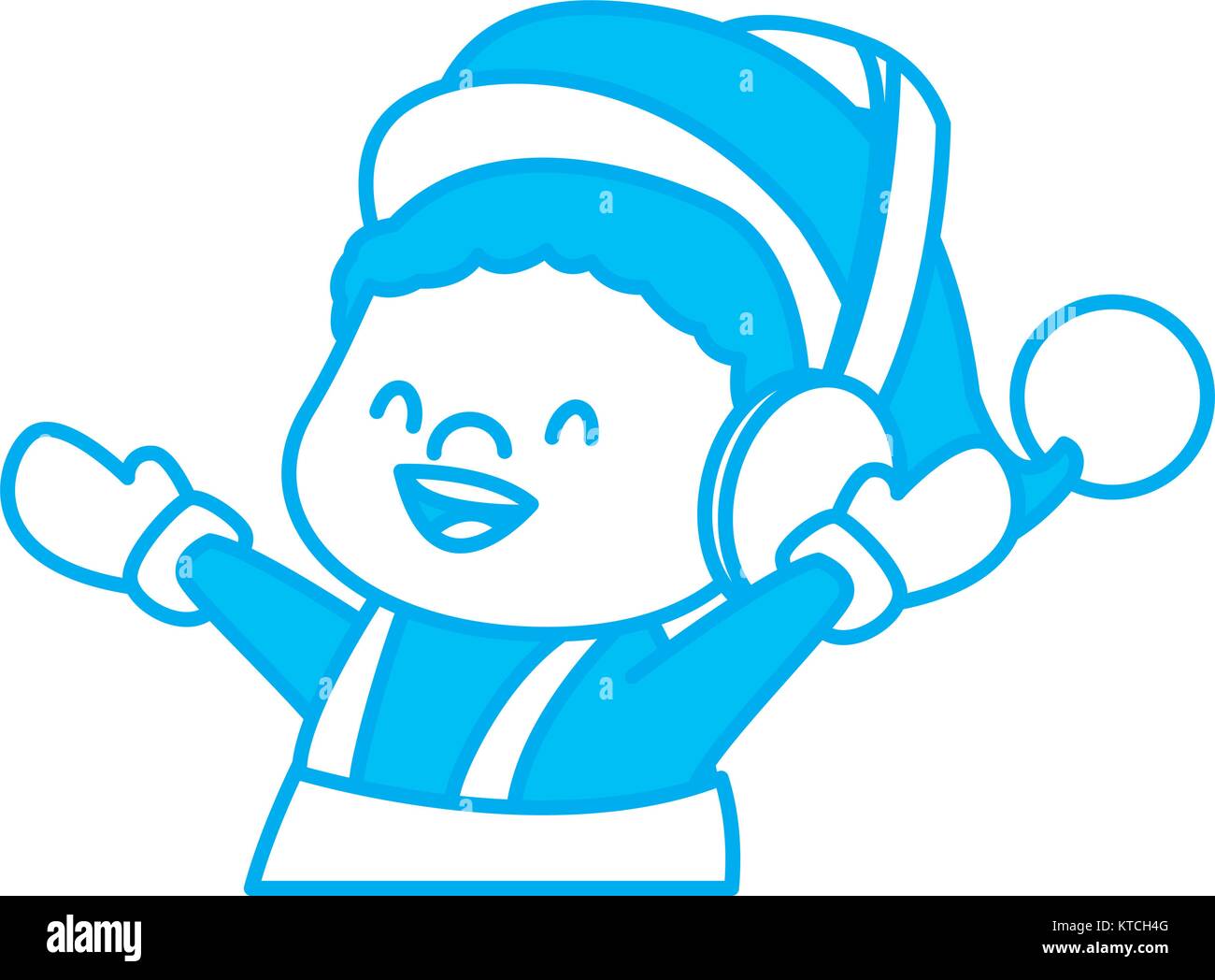 Cute boy christmas cartoon Stock Vector Image & Art - Alamy