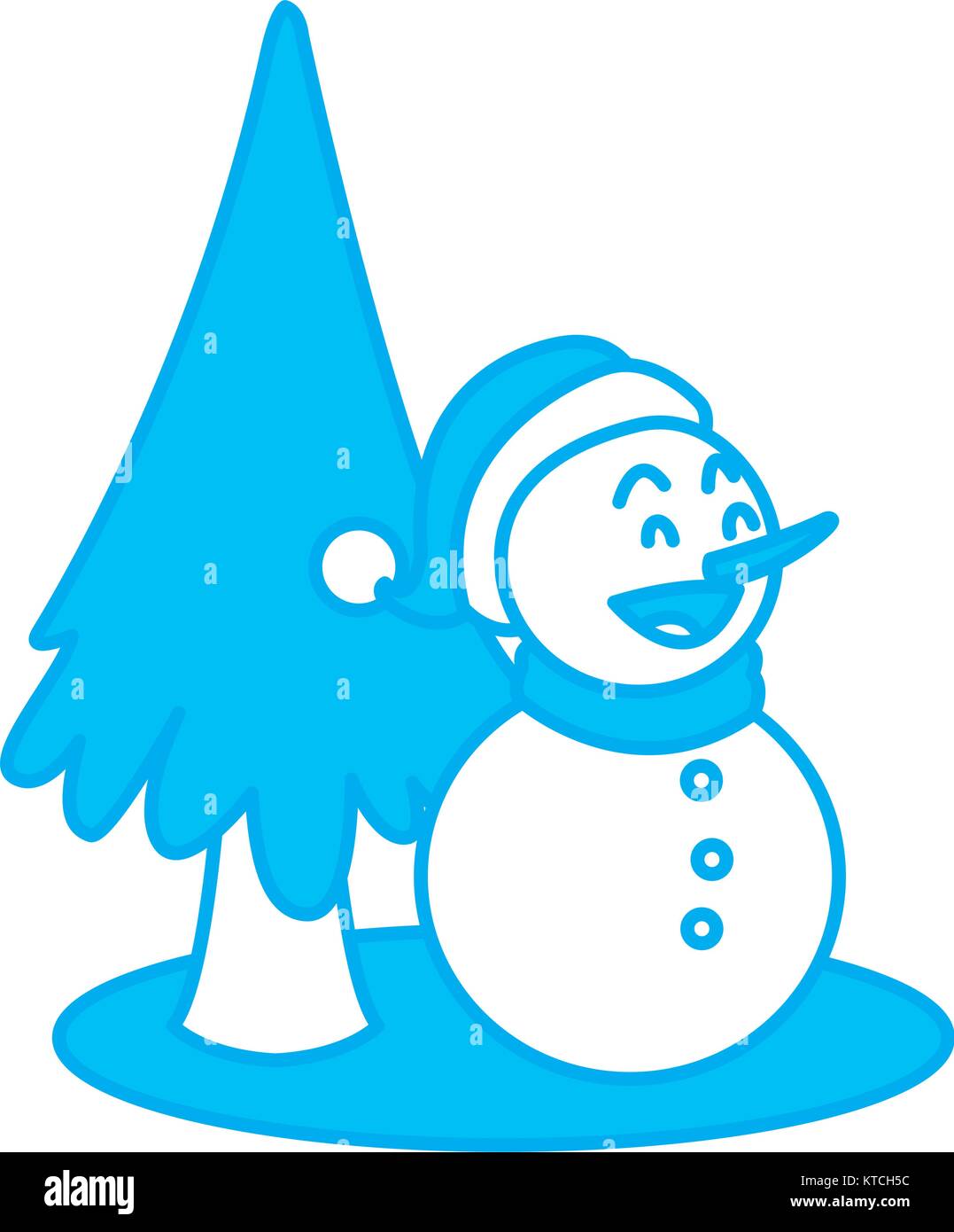 Christmas tree closeup hand Stock Vector Images - Alamy