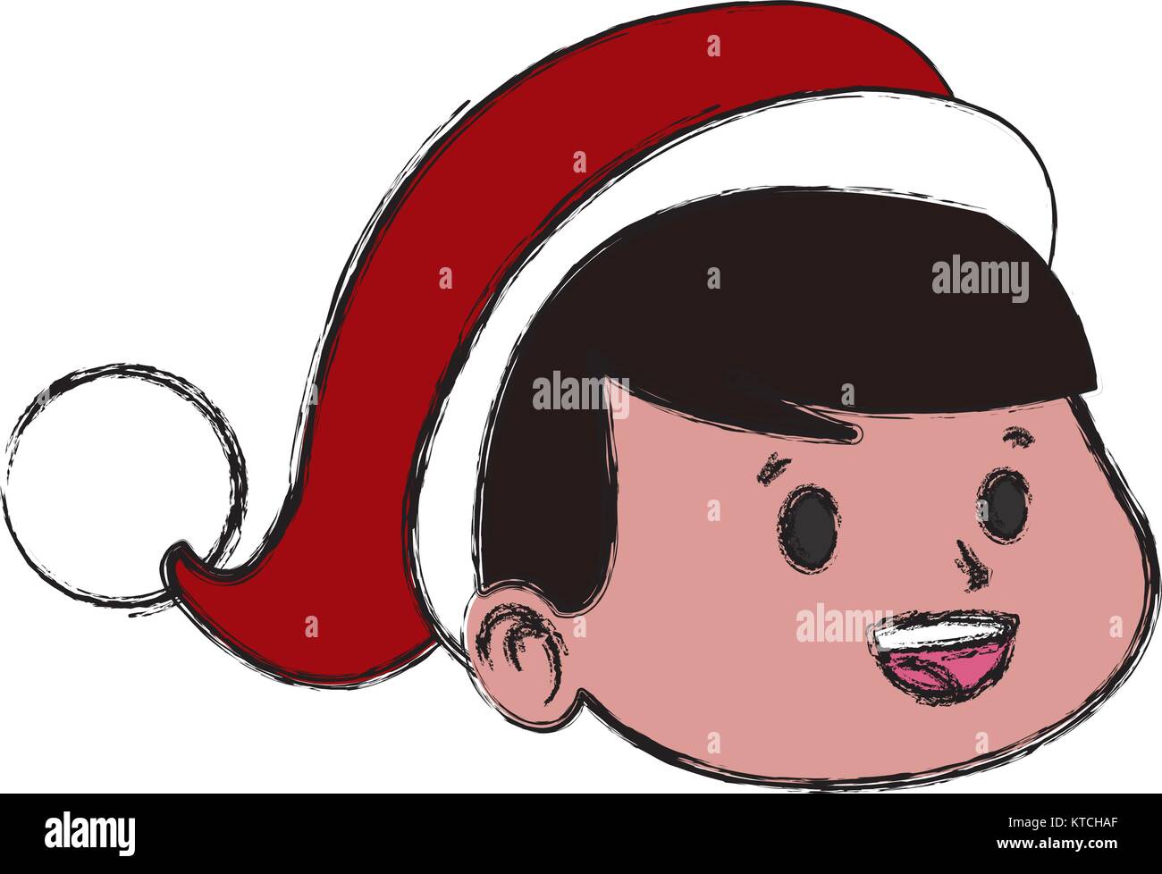 Cute boy christmas cartoon Stock Vector Image & Art - Alamy