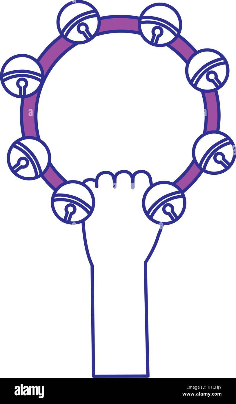Isolated tambourine design Stock Vector Image & Art - Alamy
