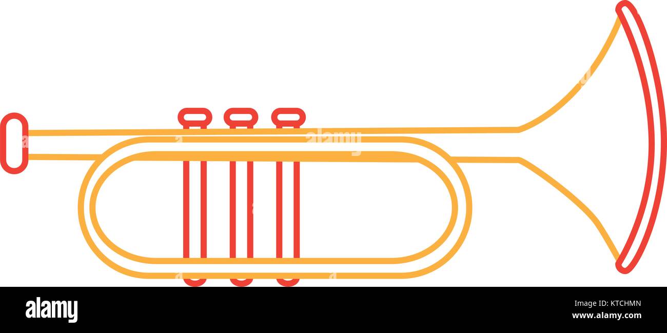 Isolated trumpet design Stock Vector Image & Art - Alamy