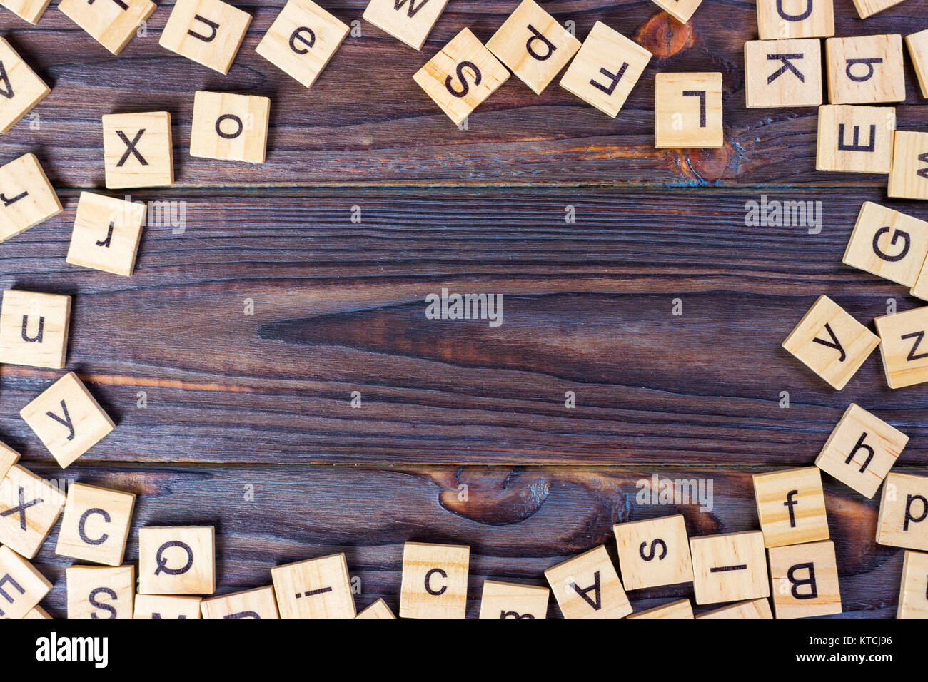 wooden letter cubes on Dark background. Wooden Cube Background Stock ...