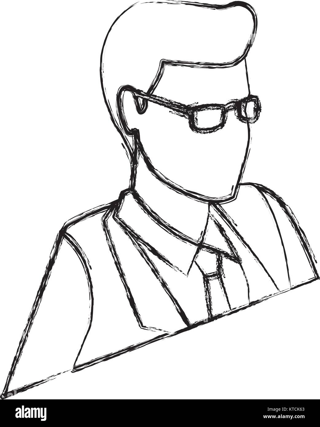 Businessman profile 3d Stock Vector Image & Art - Alamy