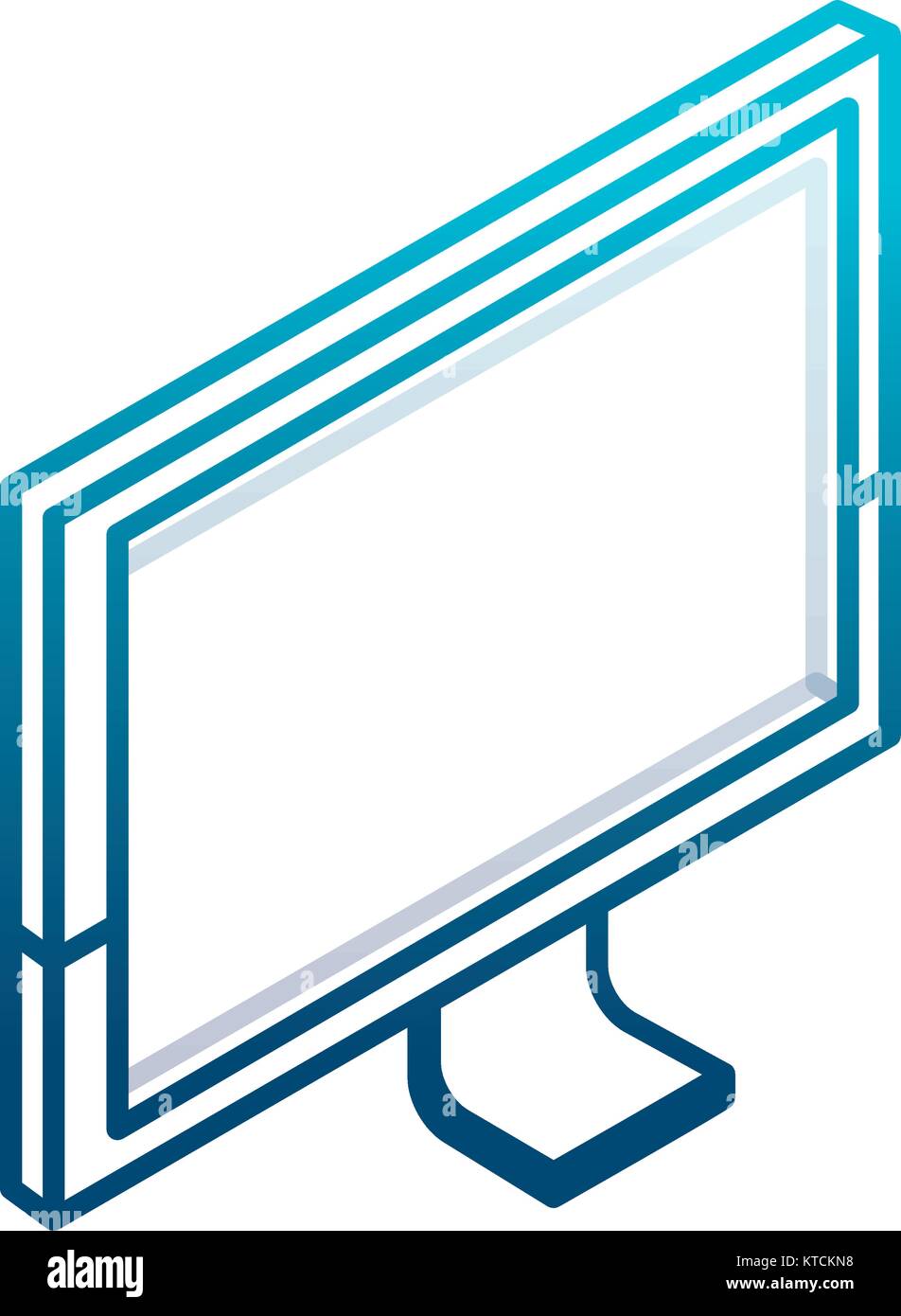 Pc screen isolated Stock Vector Image & Art - Alamy