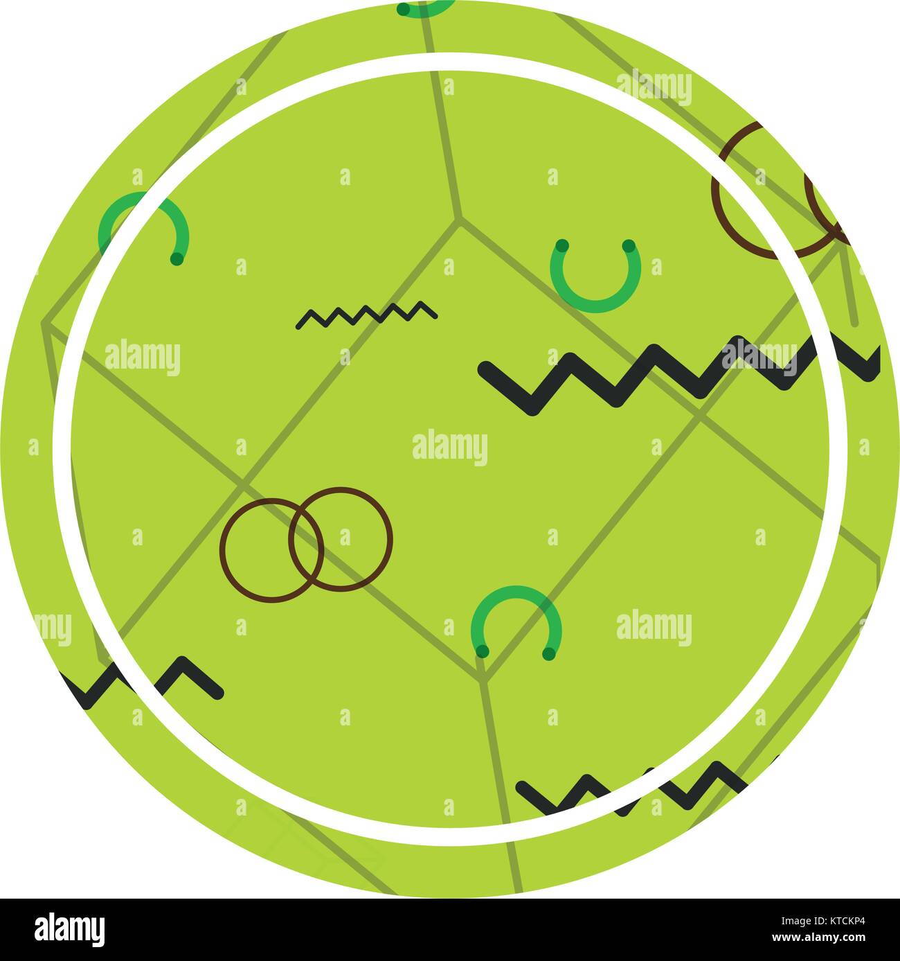 Memphis style seal stamp Stock Vector Image & Art - Alamy