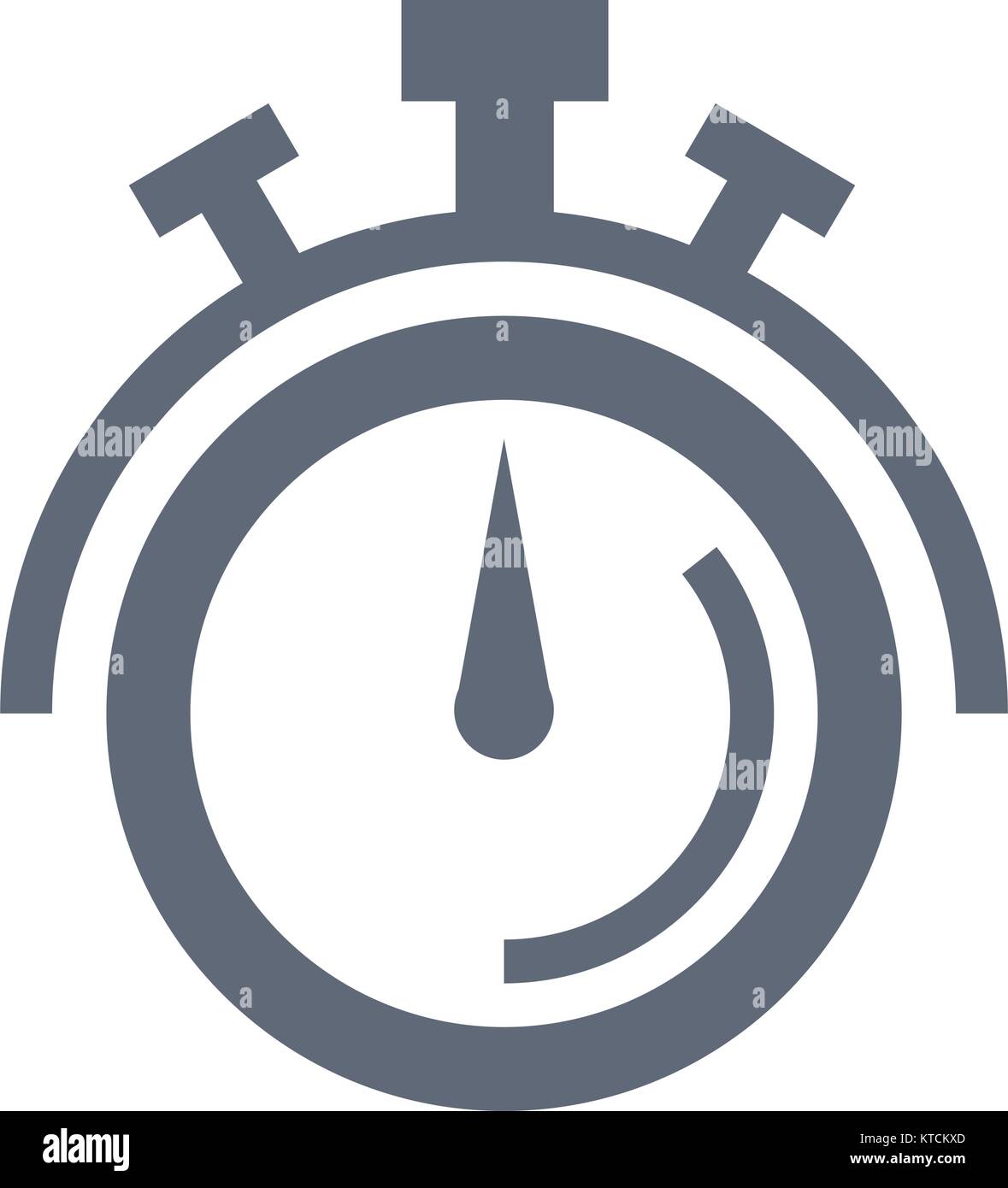 Timer chronometer symbol Stock Vector Image & Art - Alamy