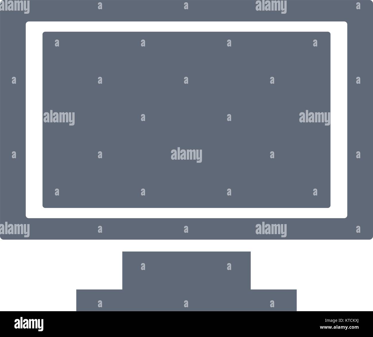 Pc screen symbol Stock Vector Image & Art - Alamy