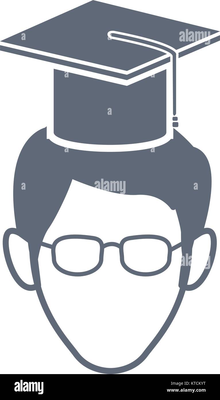 Student with hat avatar Stock Vector Image & Art - Alamy
