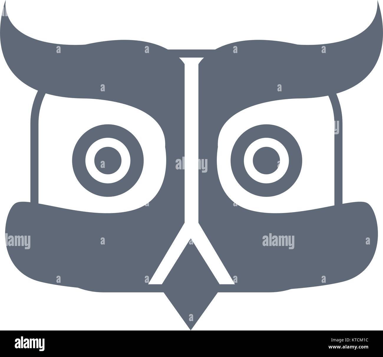 Owl bird symbol Stock Vector Image & Art - Alamy