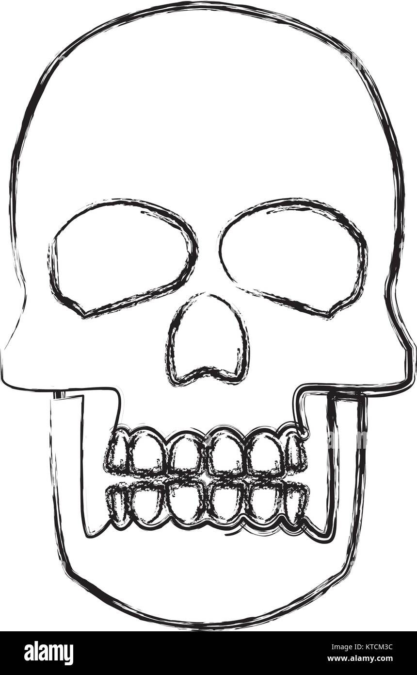 Human skull symbol Stock Vector Image & Art - Alamy