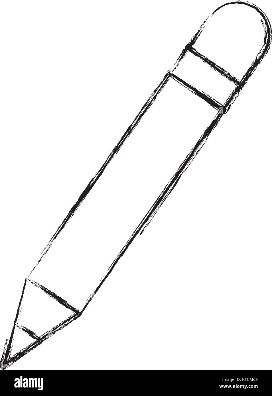 Wooden pencil symbol Stock Vector Image & Art - Alamy