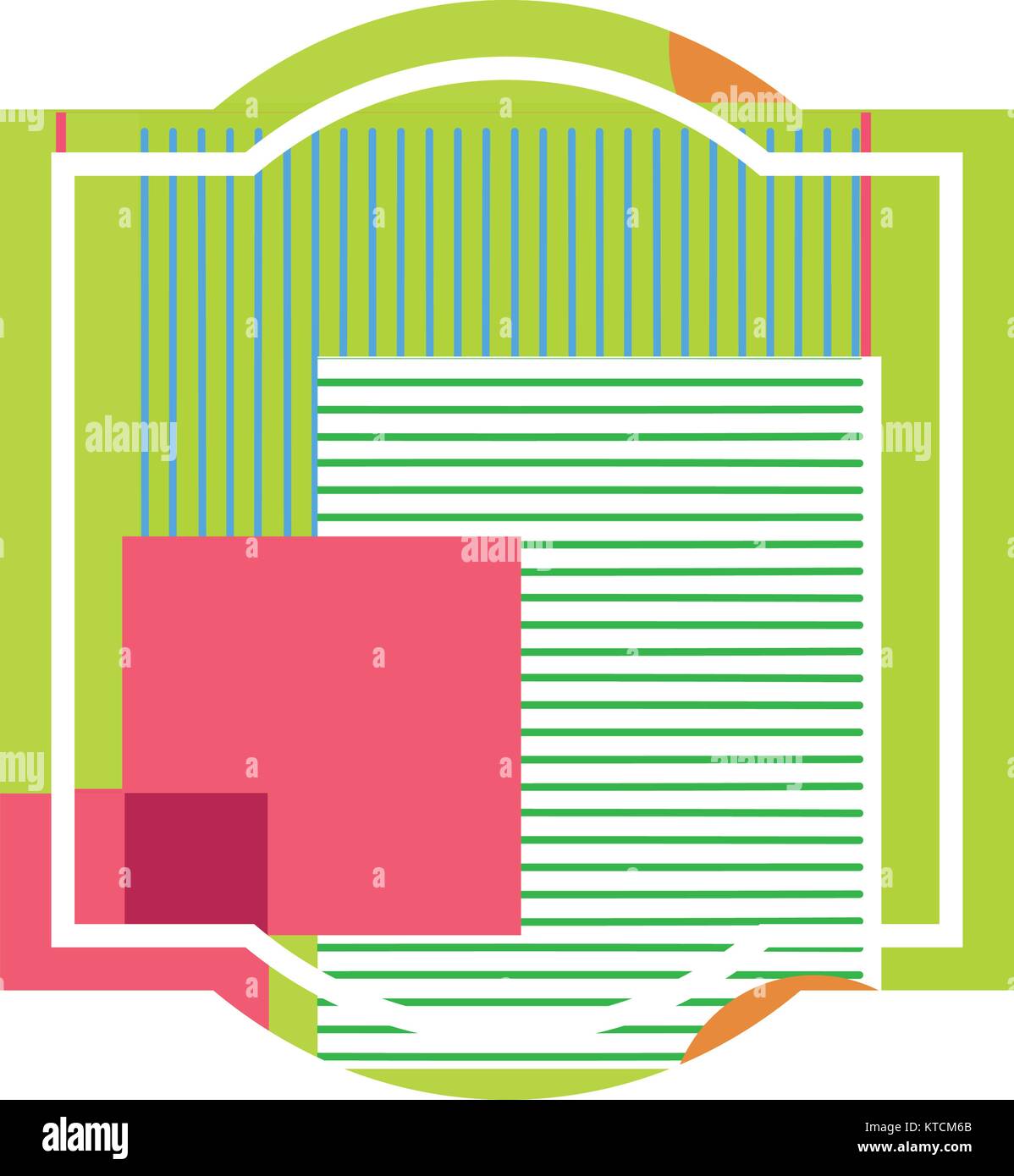 Memphis style frame Stock Vector Image & Art - Alamy