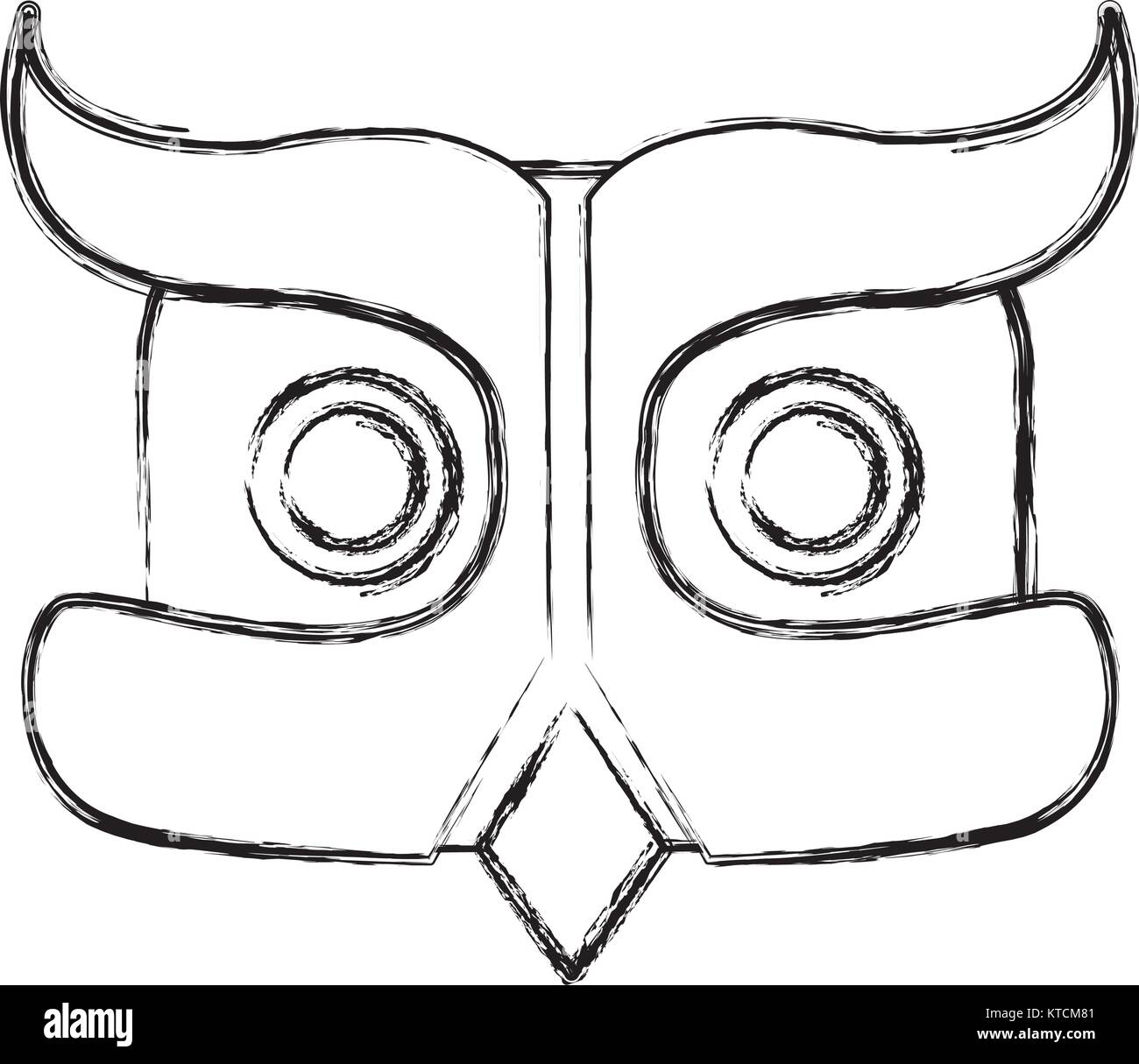 Owl bird symbol Stock Vector Image & Art - Alamy