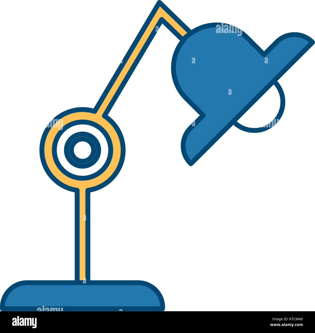 Desk light lamp Stock Vector Image & Art - Alamy