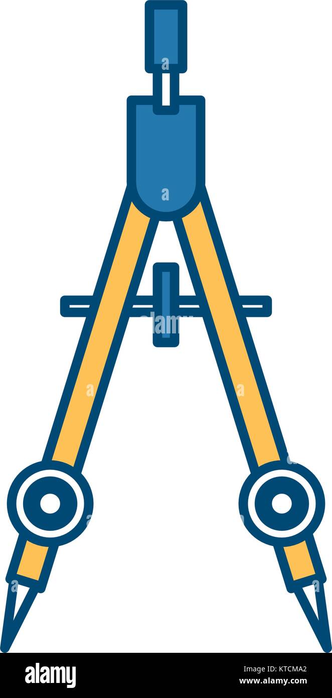 Compass geometric tool Stock Vector Image & Art - Alamy