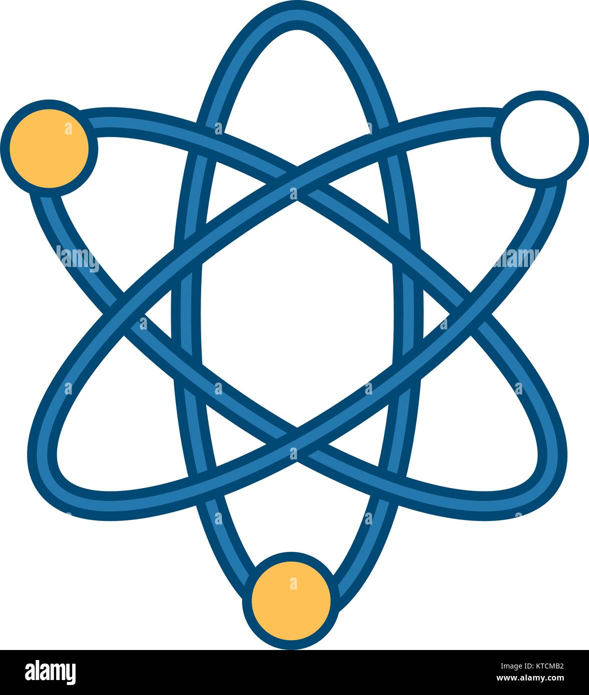 Atom science symbol Stock Vector Image & Art - Alamy