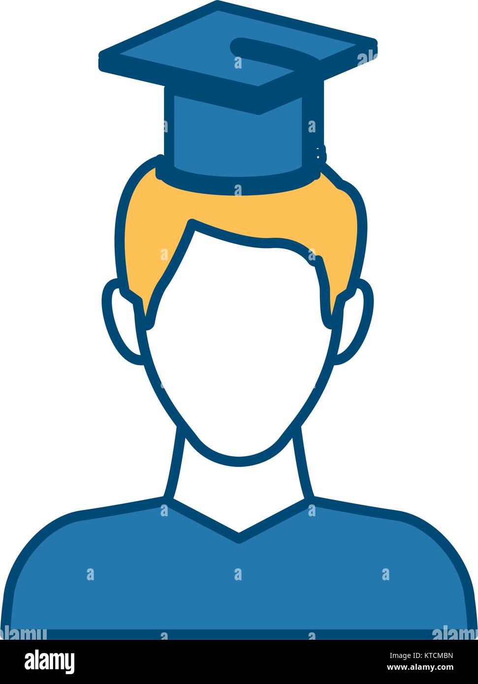 Student with hat avatar Stock Vector Image & Art - Alamy