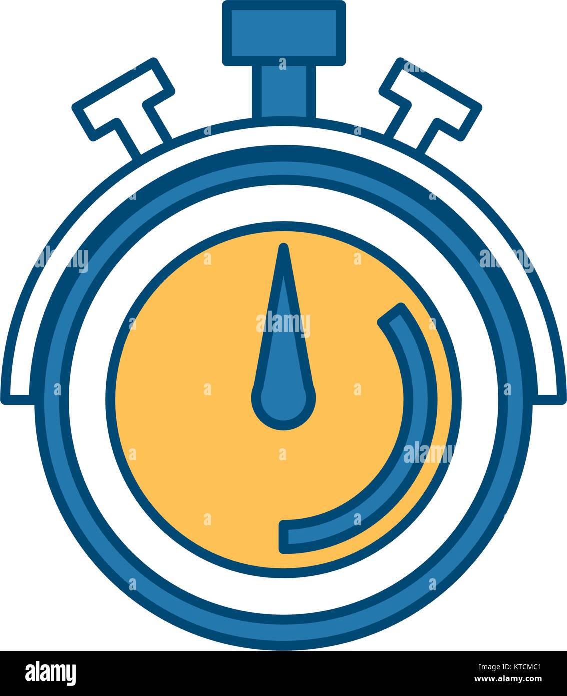 Timer chronometer symbol Stock Vector Image & Art - Alamy