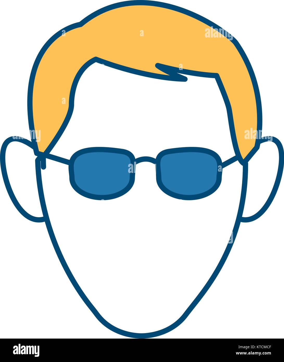 Man with glasses avatar Stock Vector Image & Art - Alamy