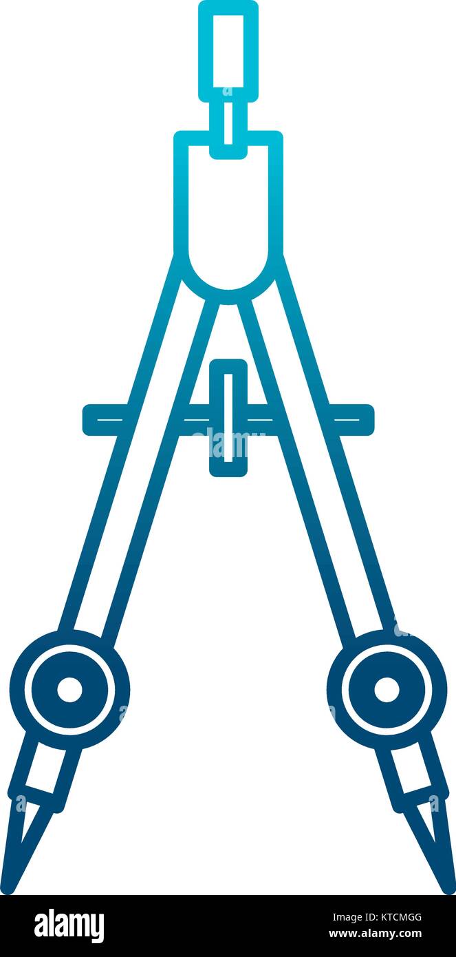 Compass geometric tool Stock Vector Image & Art - Alamy