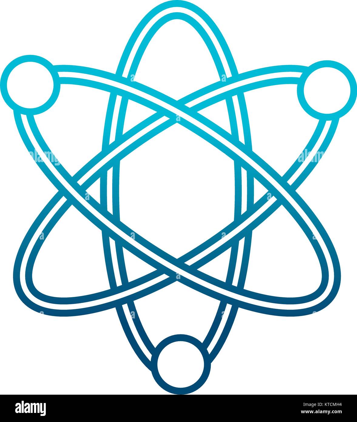 Atom science symbol Stock Vector Image & Art - Alamy