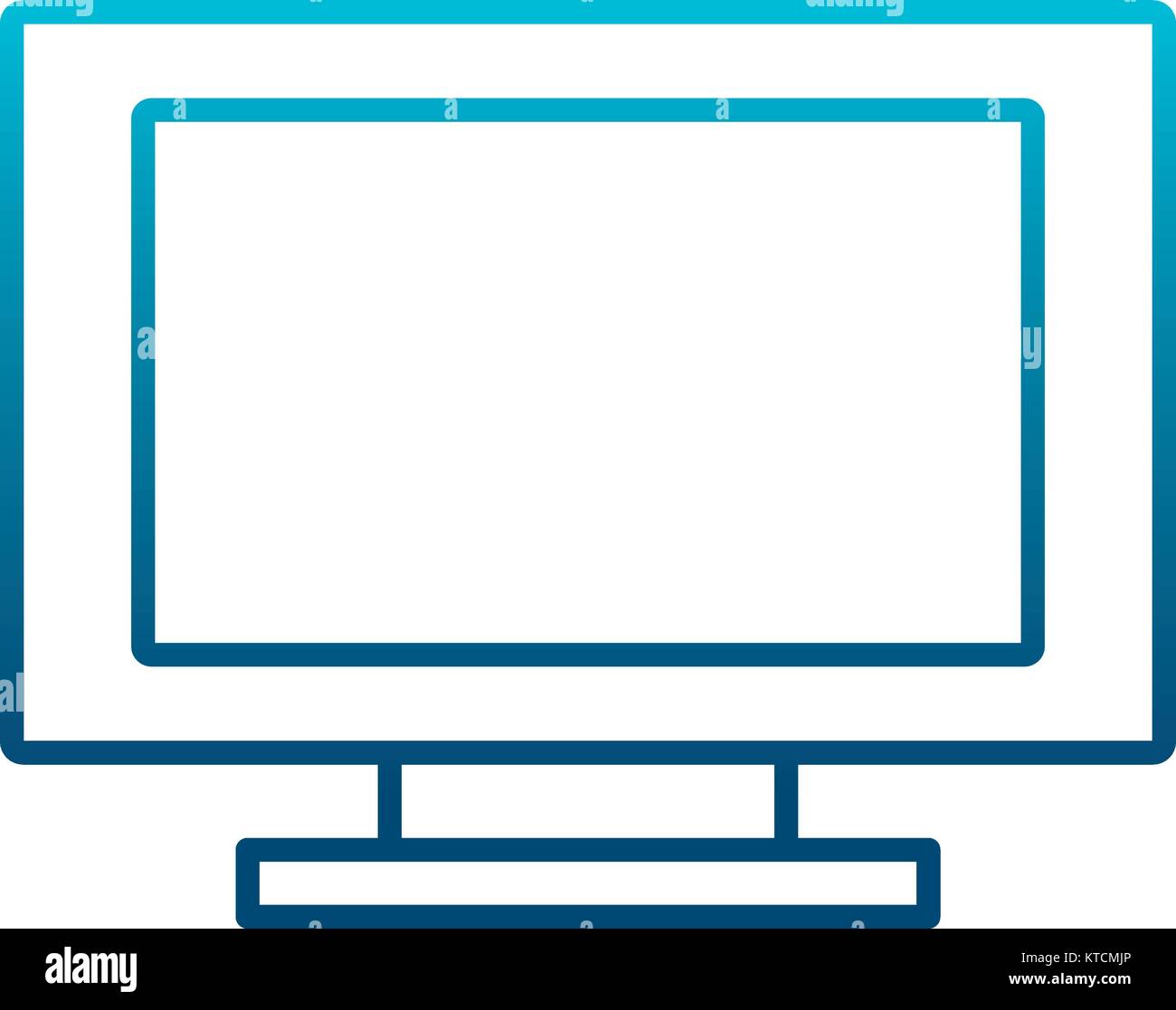 Pc screen symbol Stock Vector Image & Art - Alamy