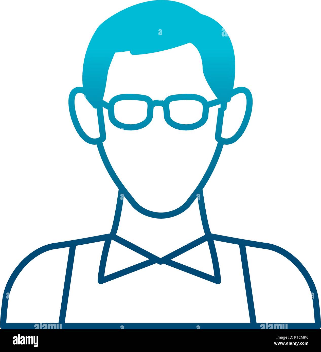 Man with glasses avatar Stock Vector Image & Art - Alamy