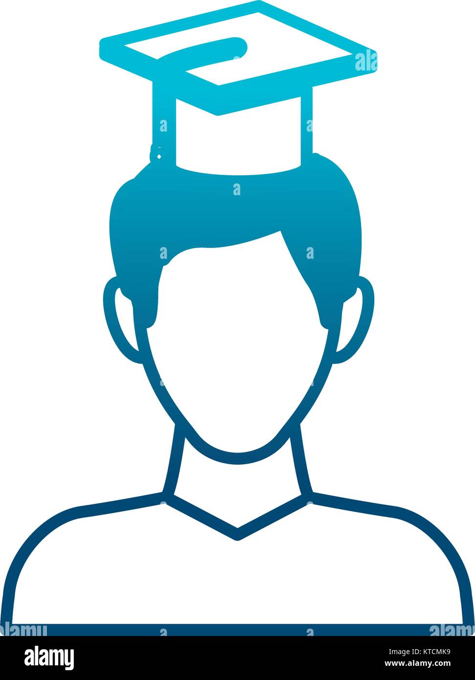 Student with hat avatar Stock Vector Image & Art - Alamy