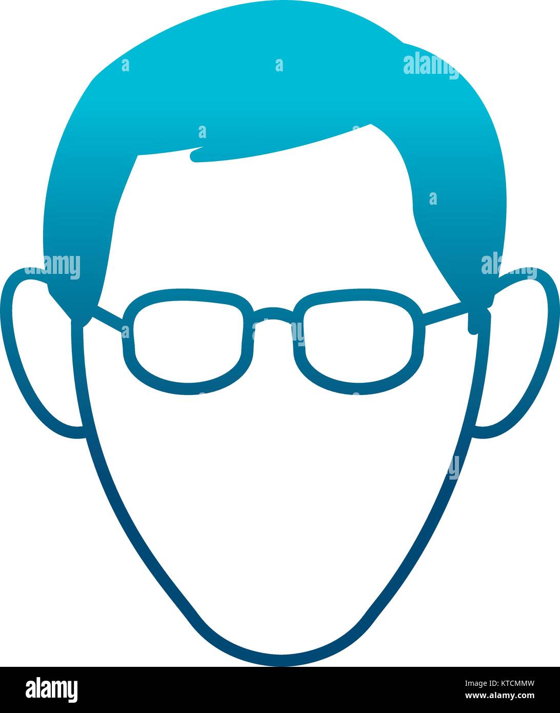 Man with glasses avatar Stock Vector Image & Art - Alamy