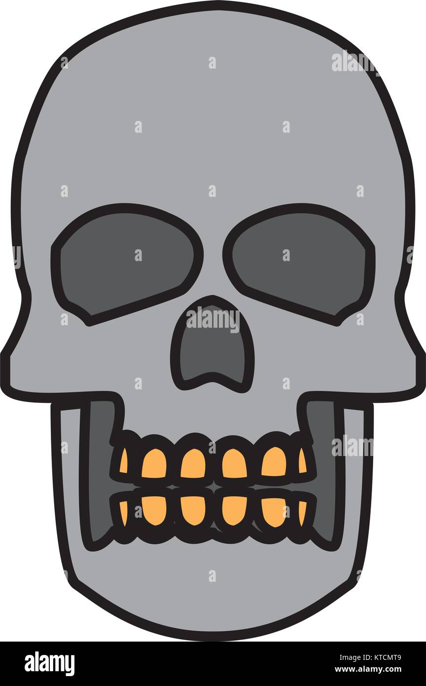 Human skull symbol Stock Vector Image & Art - Alamy