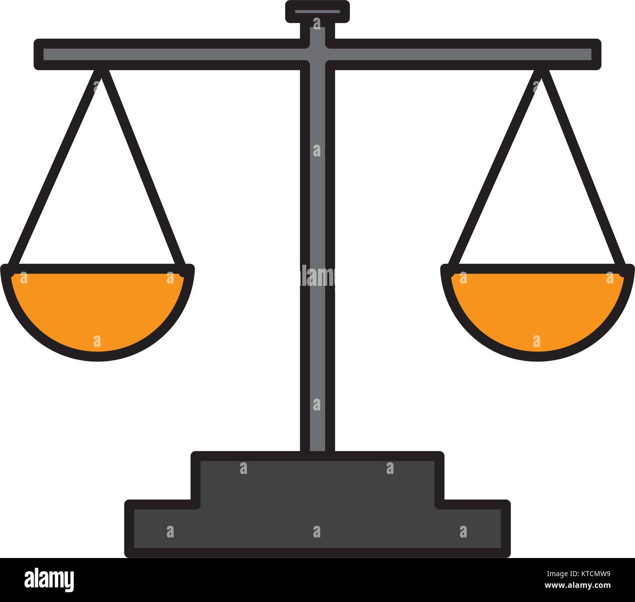 Balance justice symbol Stock Vector Image & Art - Alamy