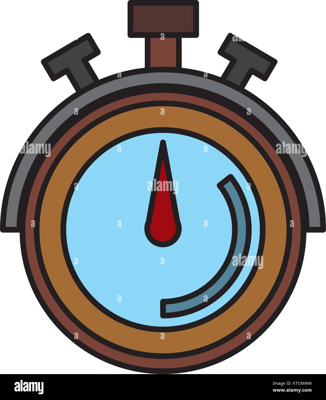 Timer chronometer symbol Stock Vector Image & Art - Alamy