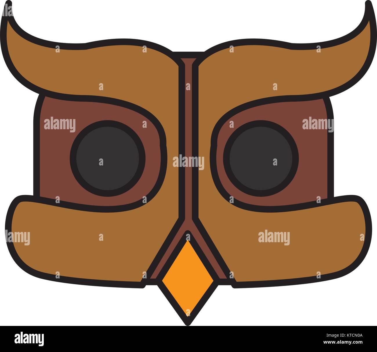 Owl bird symbol Stock Vector Image & Art - Alamy