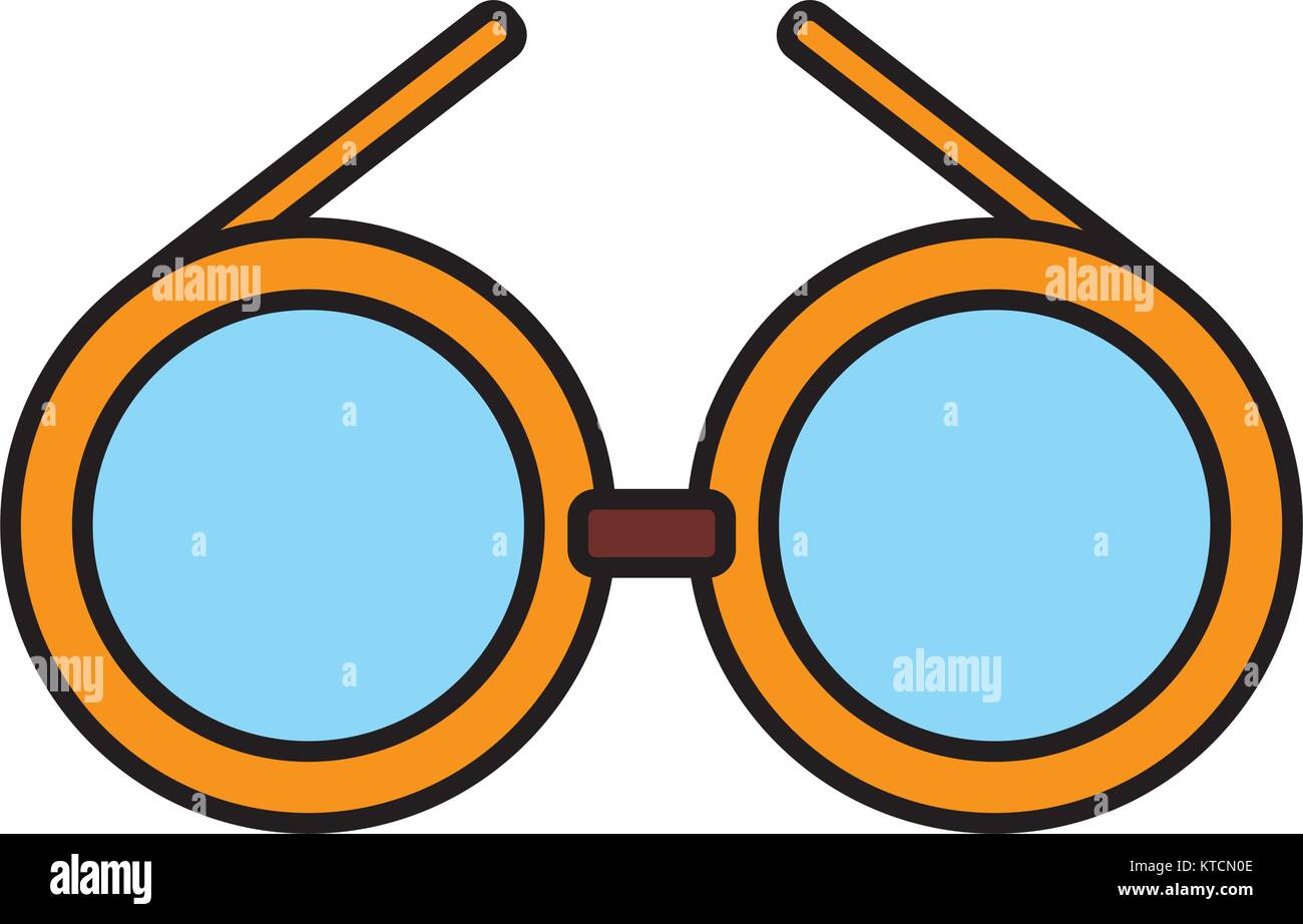 Glasses round frame symbol Stock Vector Image & Art - Alamy