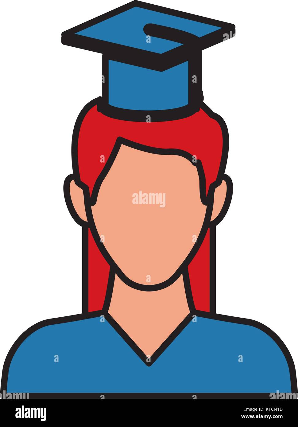 Student with hat avatar Stock Vector Image & Art - Alamy