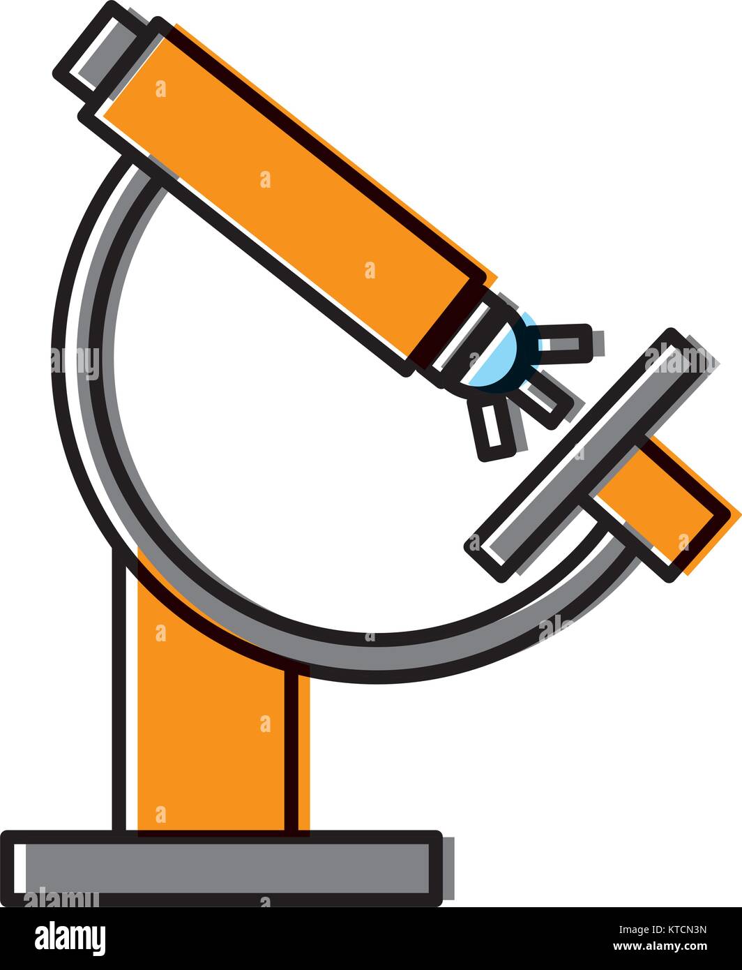 Microscope science tool Stock Vector Image & Art - Alamy