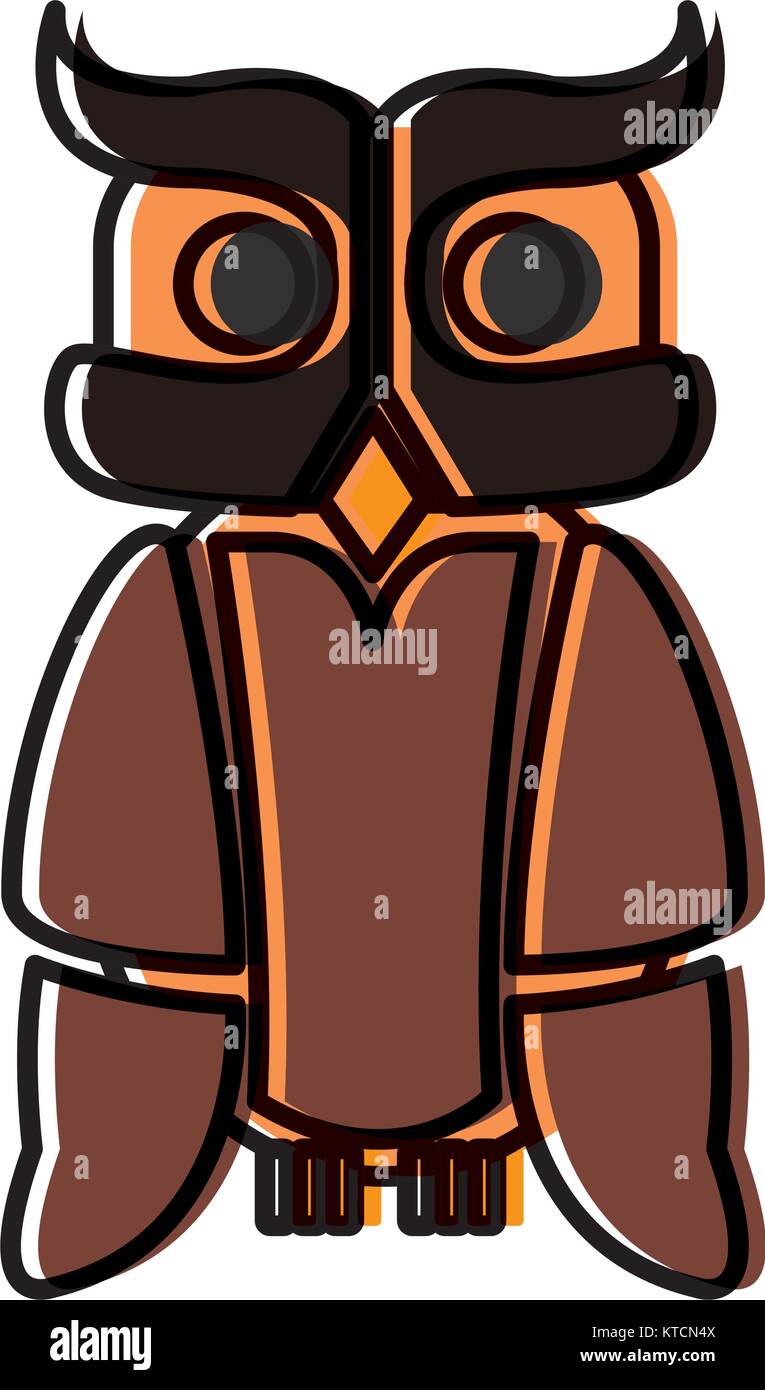 Owl bird symbol Stock Vector Image & Art - Alamy
