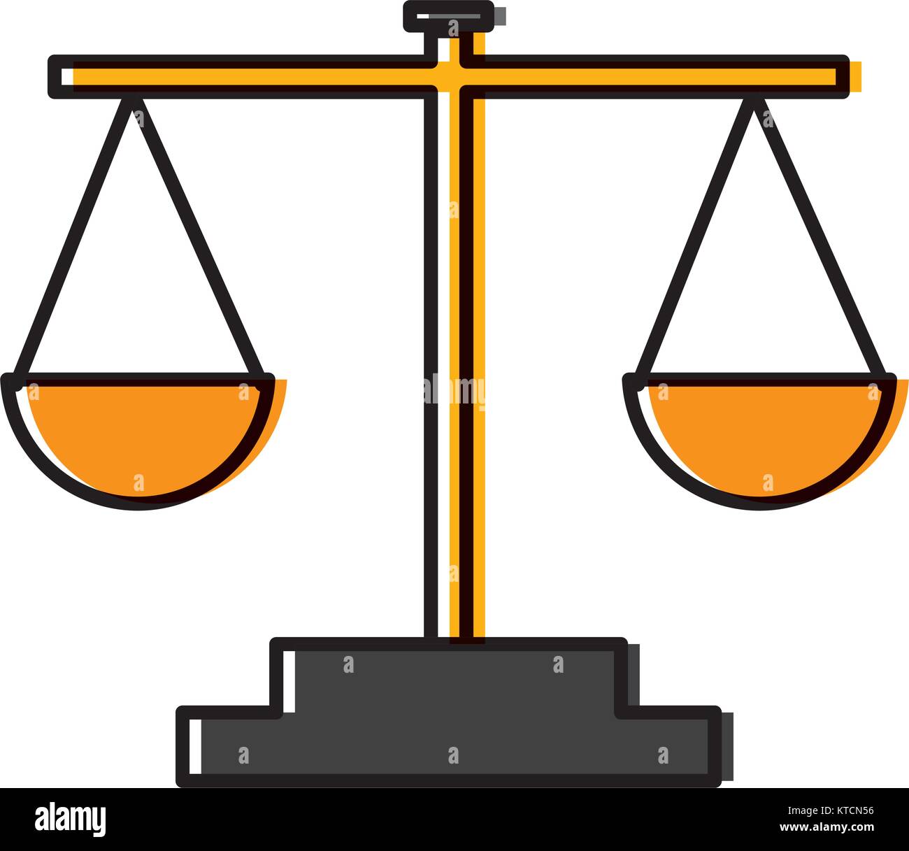 Balance justice symbol Stock Vector Image & Art - Alamy
